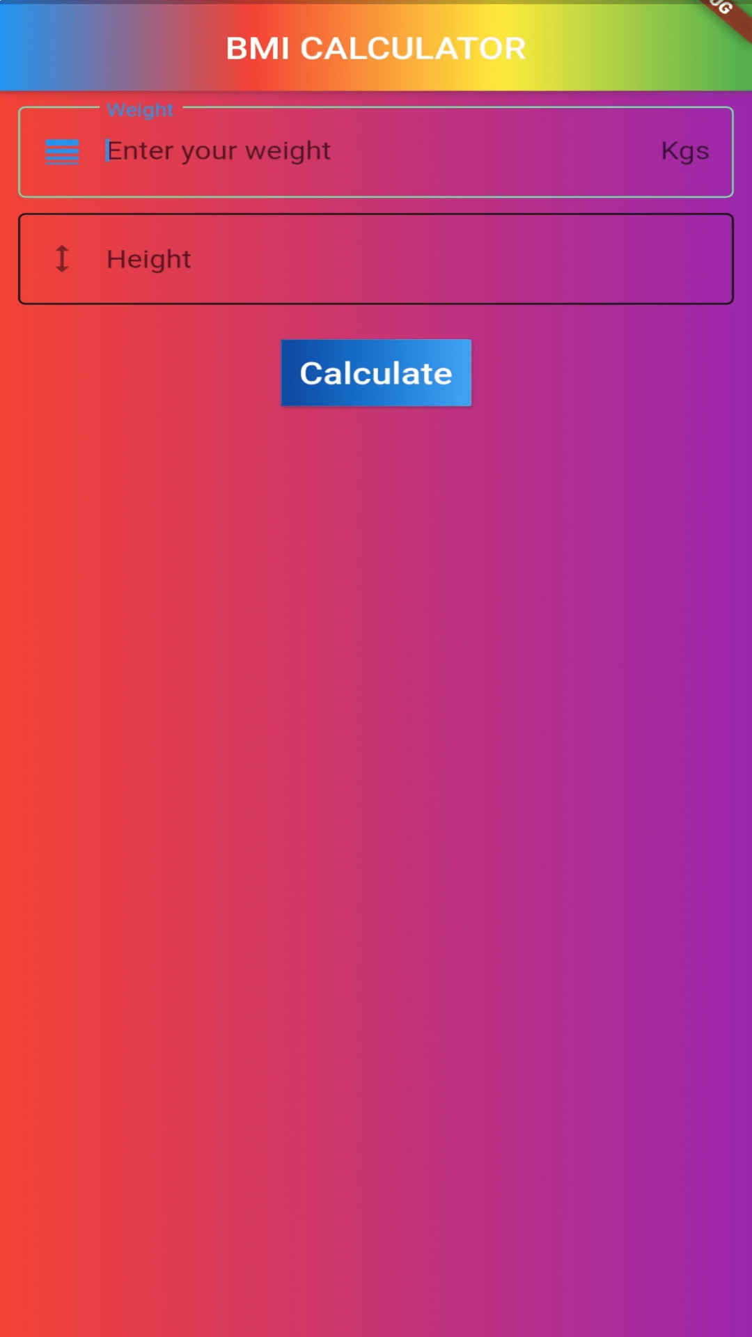 Bmi Calculator FlutterX Bmi Calculator FlutterX